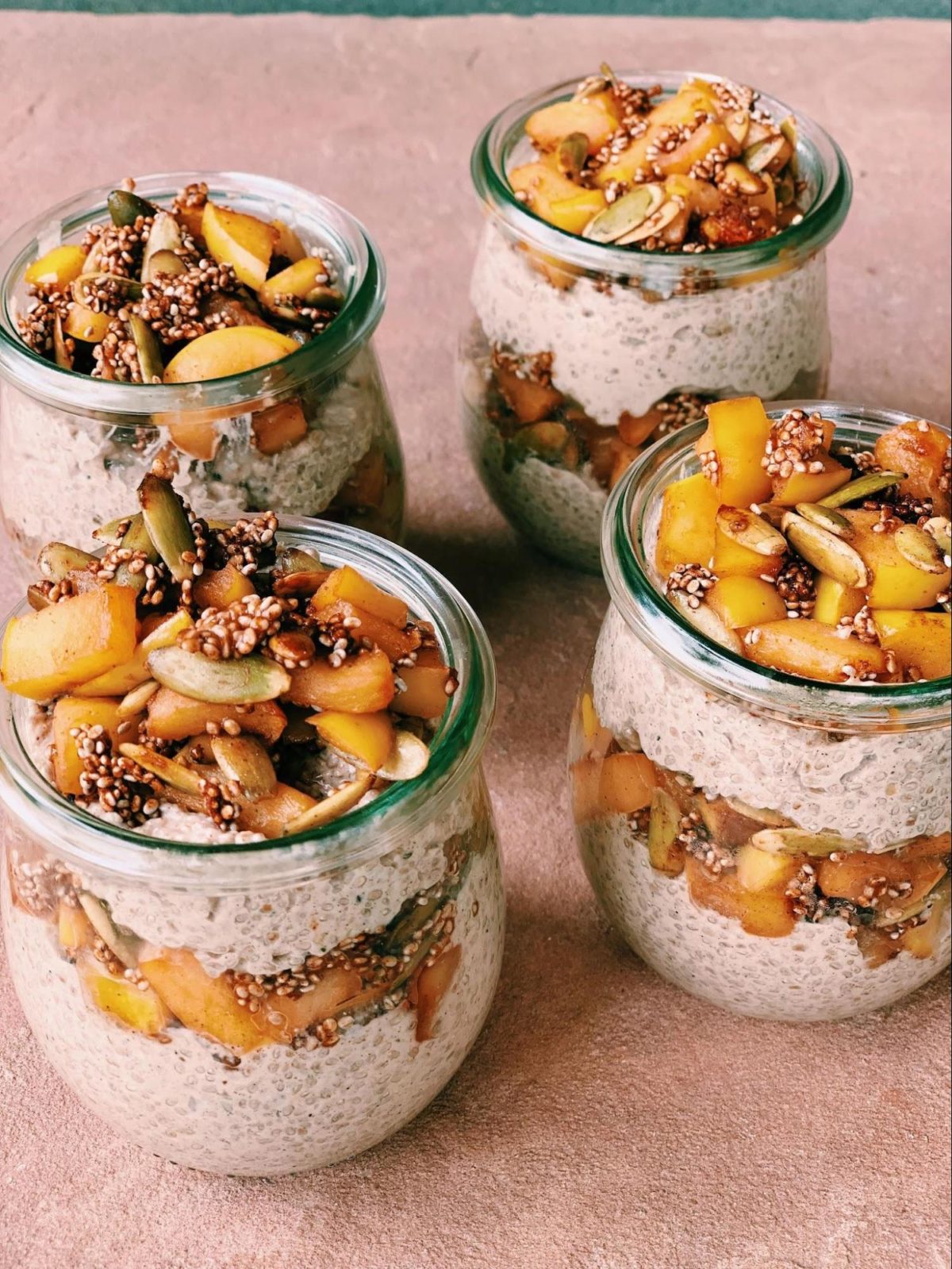 Apple Pie Chia + Hemp Seed Pudding Parfaits - Melissa's Healthy Kitchen