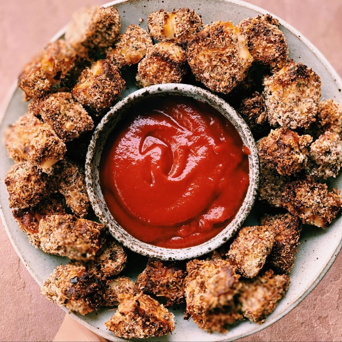 Air Fried Halloumi Cheese Balls - Melissa's Healthy Kitchen