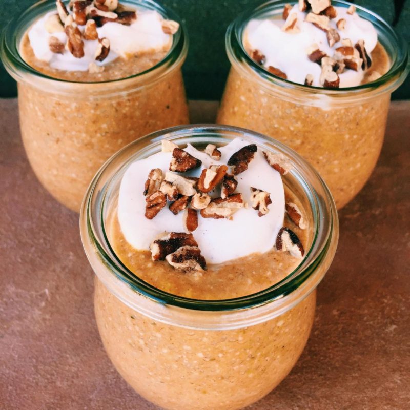 Pumpkin pie chia and hemp seed pudding - Melissa's Healthy Kitchen