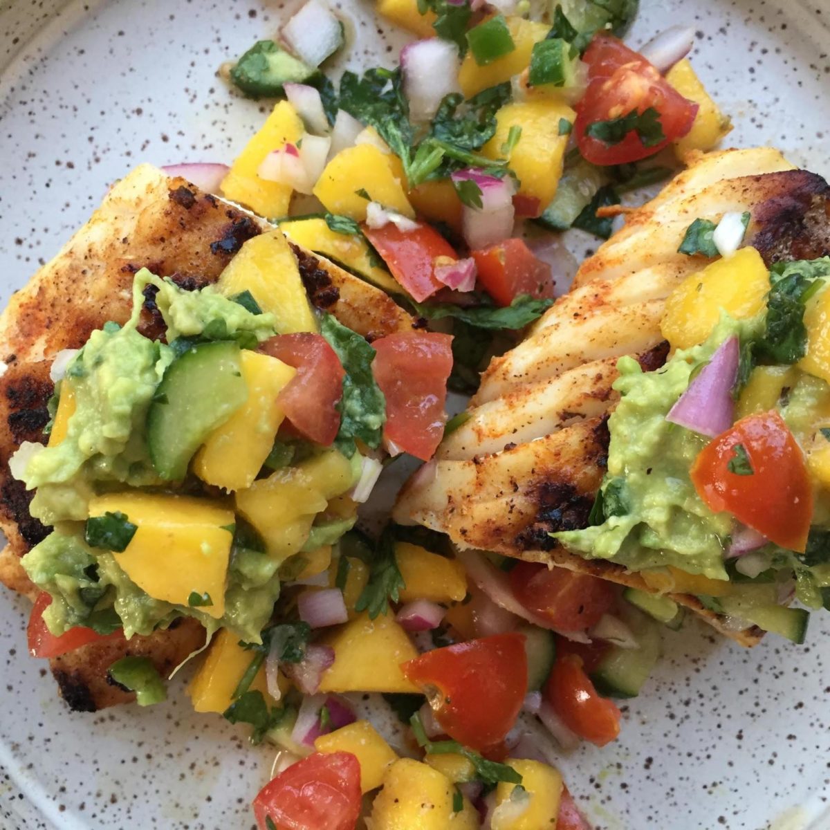 Wild Caught Cod With Mango Salsa - Melissa's Healthy Kitchen