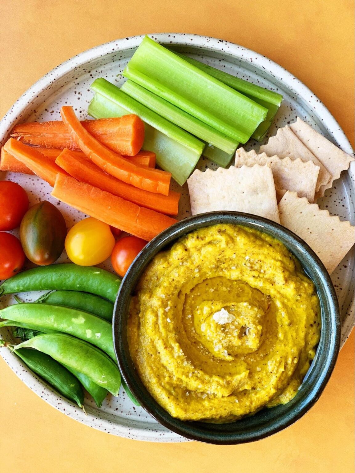 Cauliflower Garlic Turmeric Hummus - Melissa's Healthy Kitchen