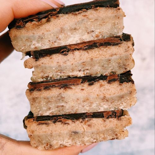 Caramel Shortbread Banana Nice Cream - Melissa's Healthy Kitchen