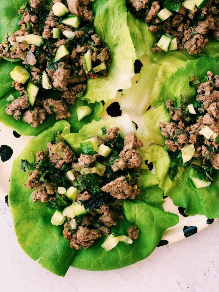 Whole30 Lamb Larb Wraps - Melissa's Healthy Kitchen
