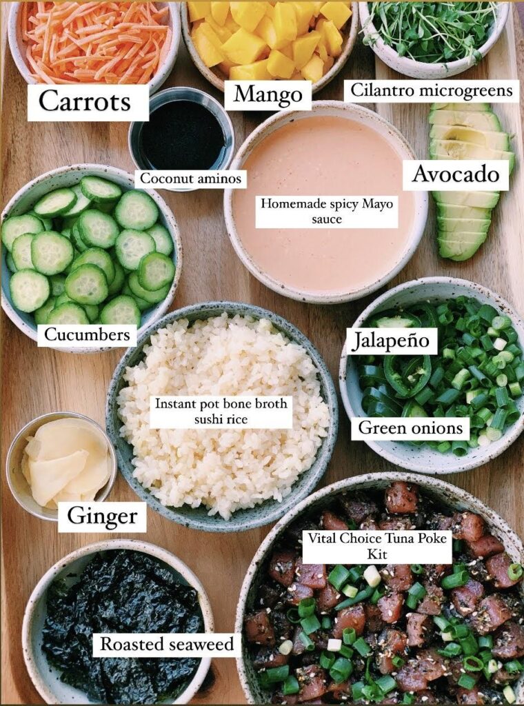 How to Make Ahi Tuna Poke Bowls at Home - Melissa's Healthy Kitchen
