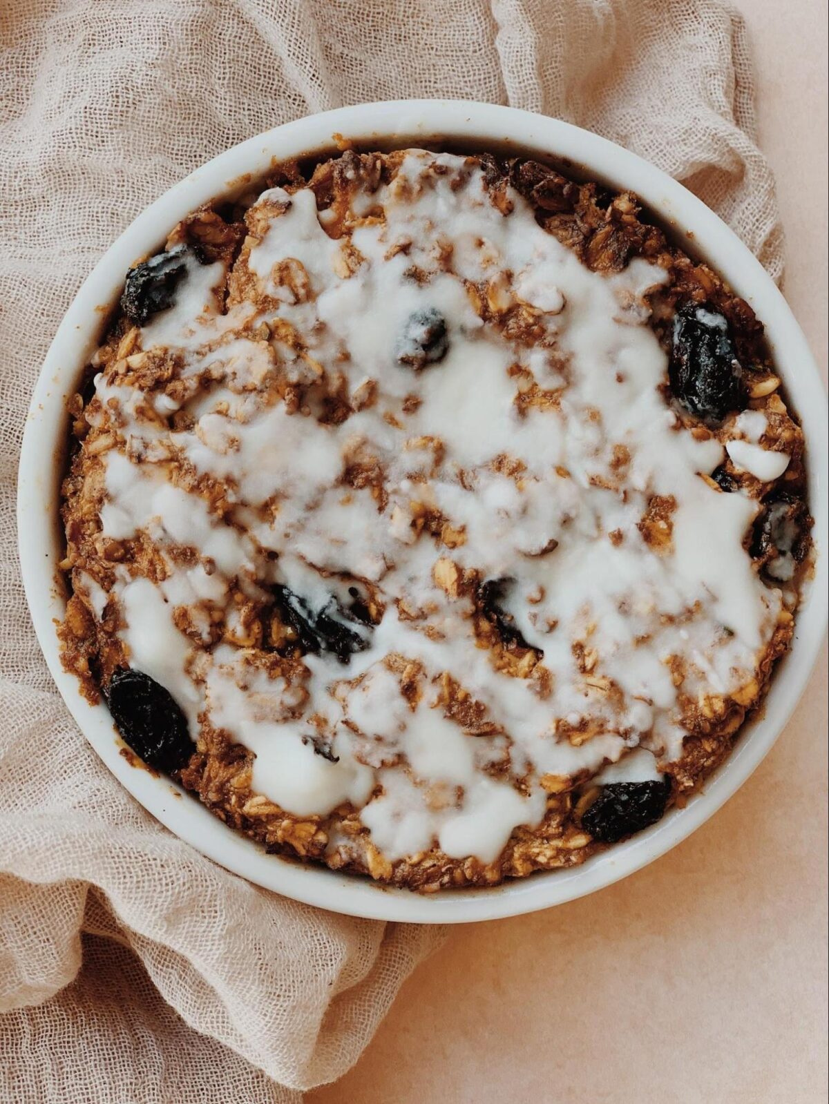 Air Fried Carrot Cake Baked Oats - Melissa's Healthy Kitchen