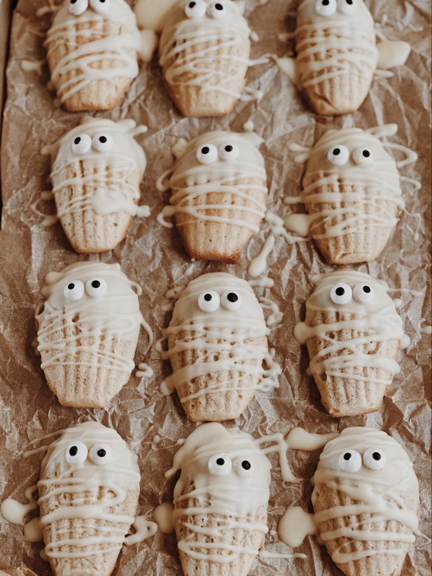 Gluten Free Lemon Madeleine Mummy Cookies - Melissa's Healthy Kitchen