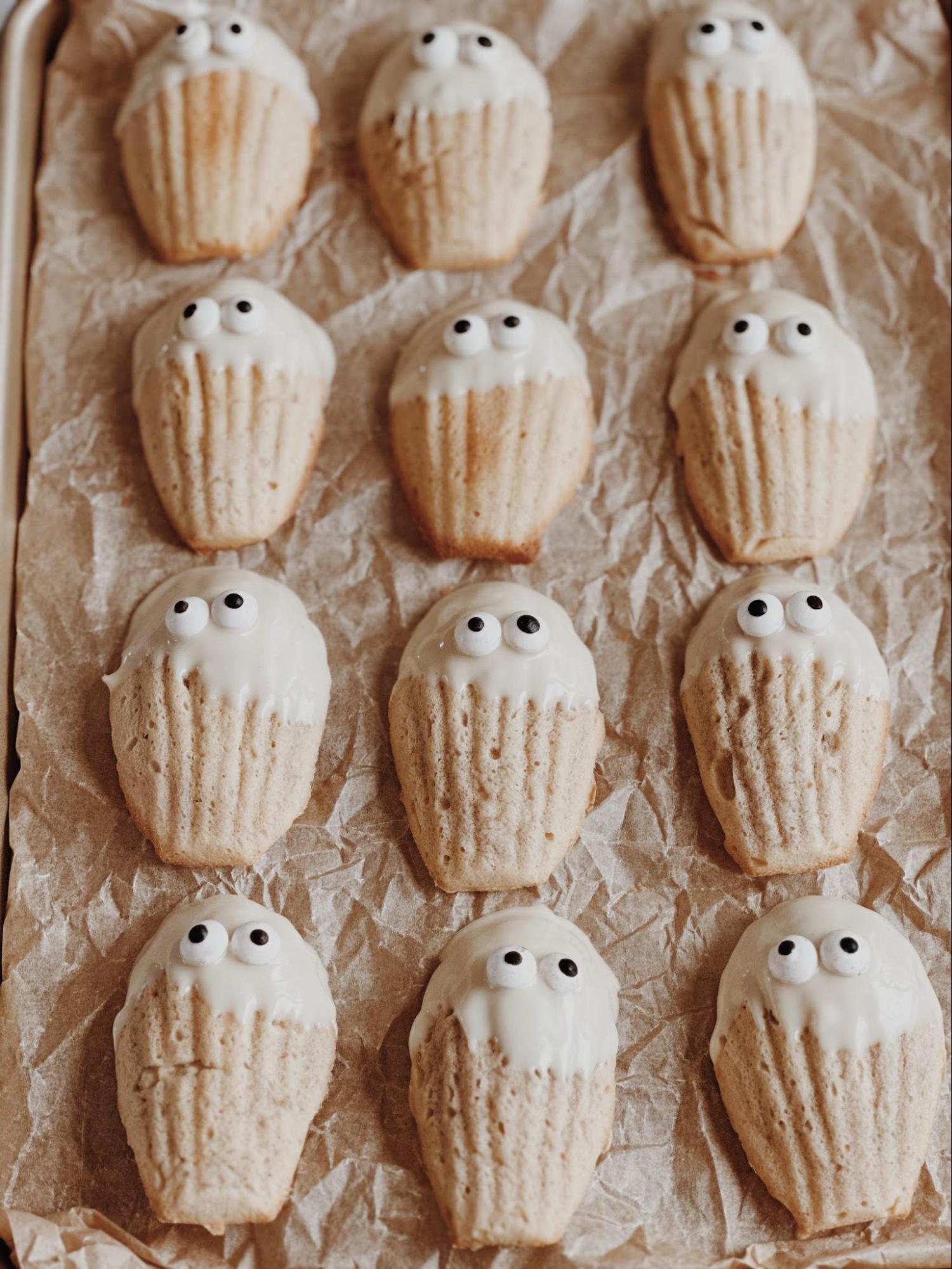 Gluten Free Lemon Madeleine Mummy Cookies - Melissa's Healthy Kitchen