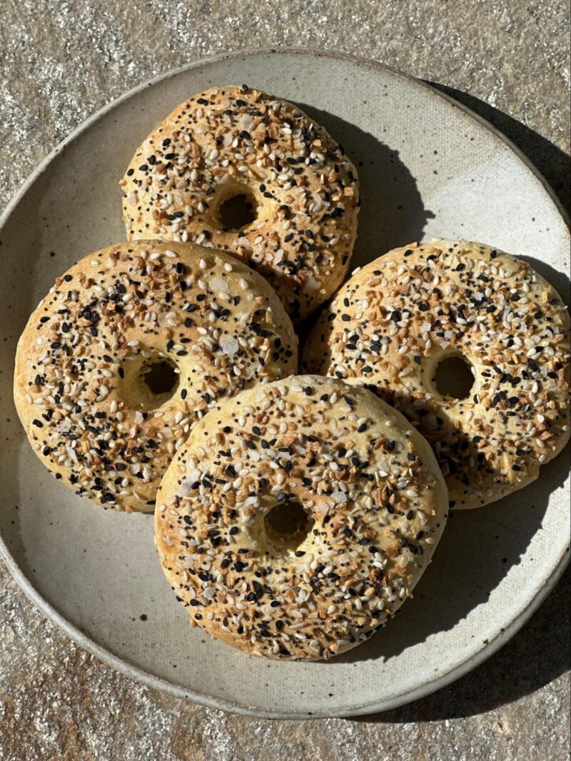 Air Fryer Gluten Free Everything Bagels - Melissa's Healthy Kitchen