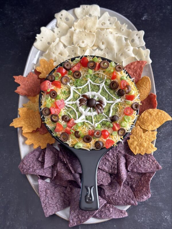 7 Layer Spider Web Dip - Melissa's Healthy Kitchen