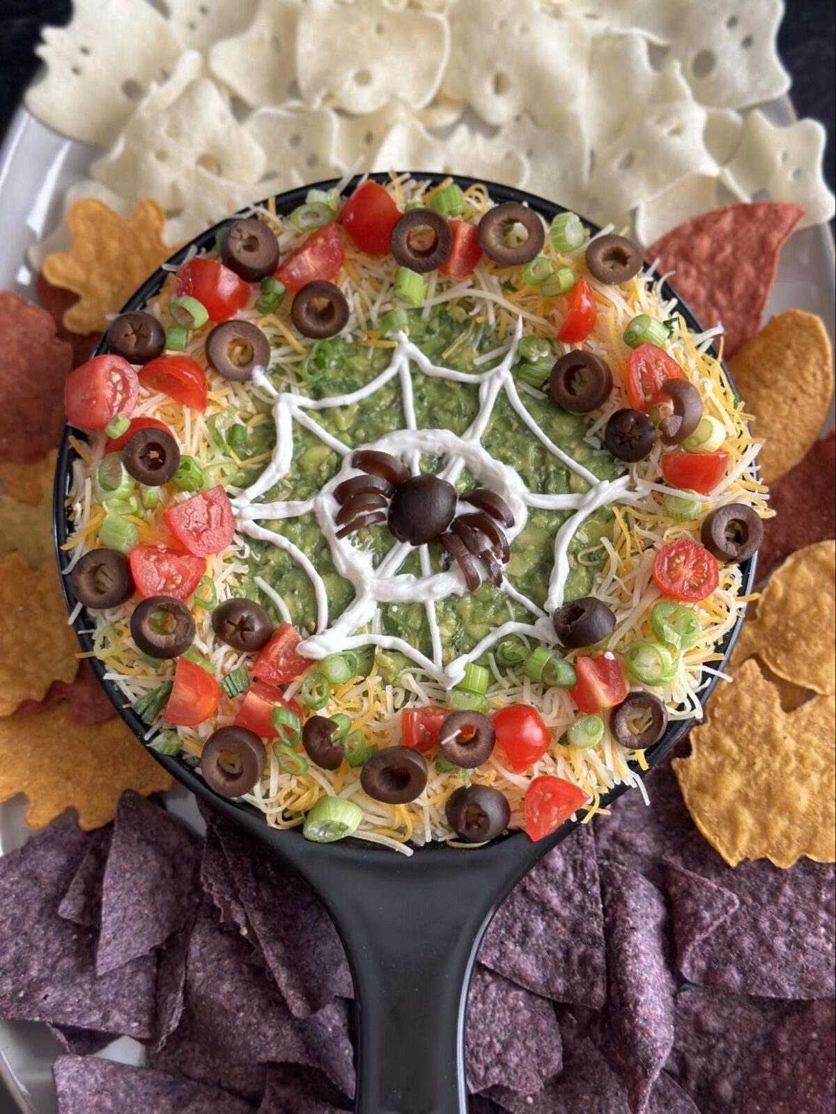 7 Layer Spider Web Dip - Melissa's Healthy Kitchen