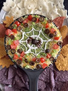 7 Layer Spider Web Dip - Melissa's Healthy Kitchen