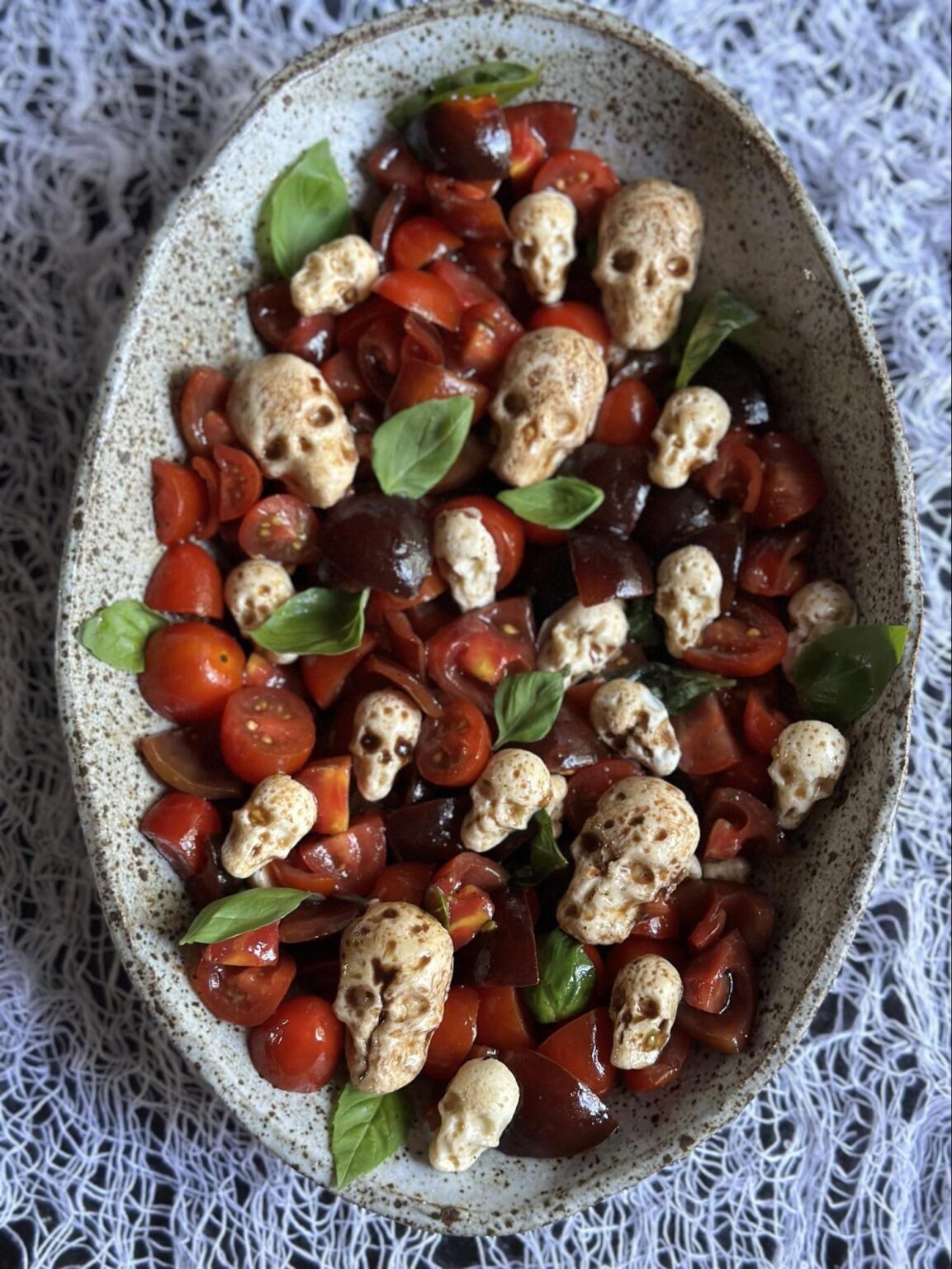 Spooky Caprese Salad - Melissa's Healthy Kitchen