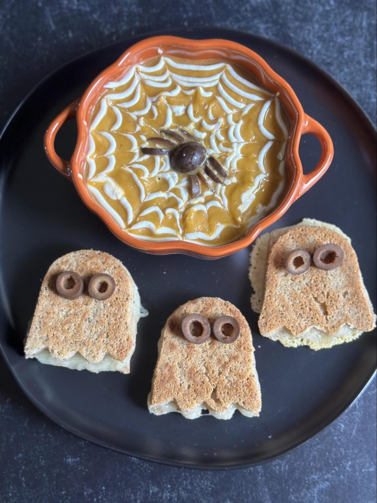 Spooky Butternut Squash Soup with Ghost Grilled Cheese - Melissa's ...