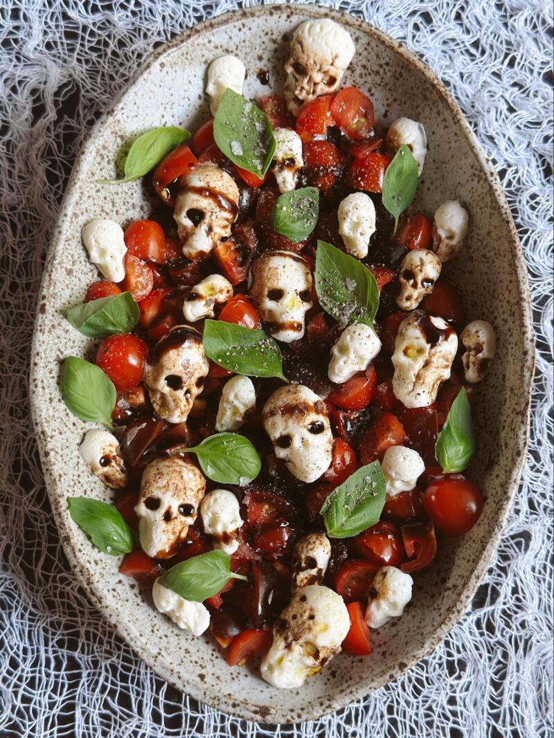 Spooky Caprese Salad - Melissa's Healthy Kitchen