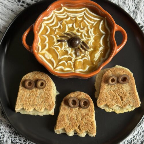 Spooky Butternut Squash Soup with Ghost Grilled Cheese - Melissa's ...